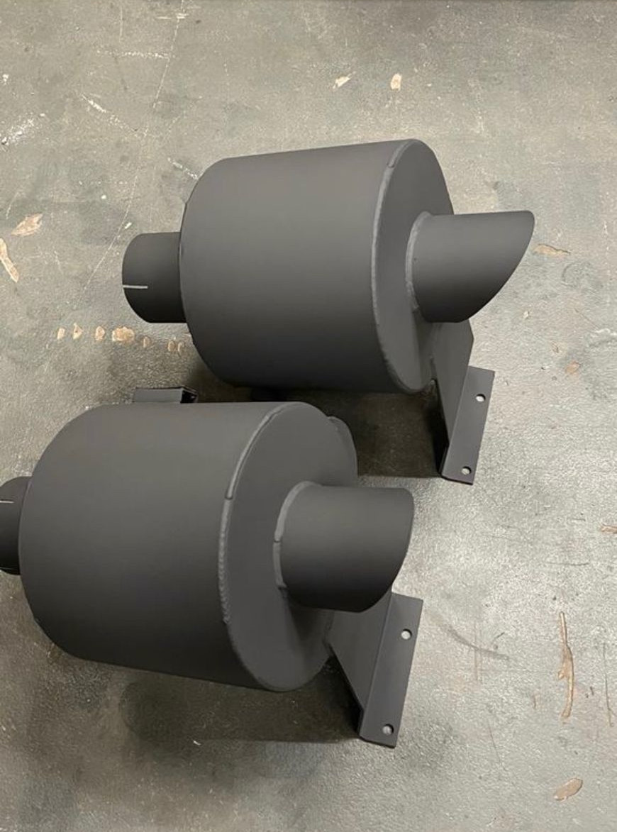 Industrial & Marine Exhaust Silencers, including Spark arrestor and ...